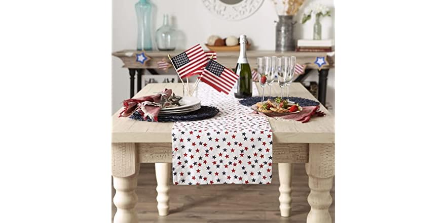 DII Americana Stars Table Runner