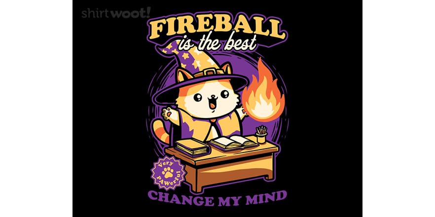Wizard Cat Fireball