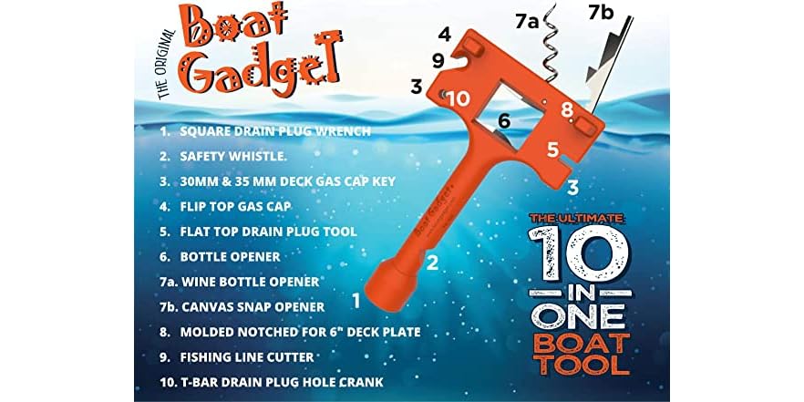 Boat Gadget – This 10-in-1 Boat Tool