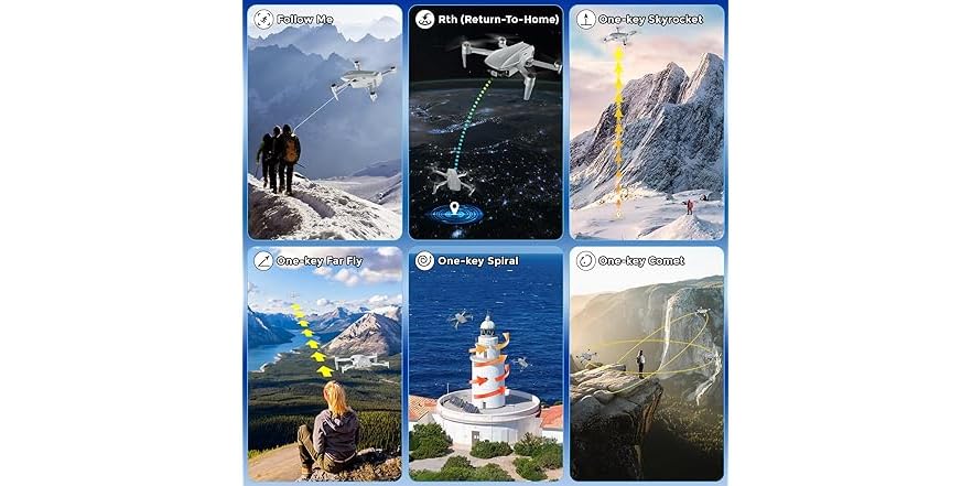 Contixo F36 4K Camera 3-Axis Gimbal Stabilizer GPS Drone