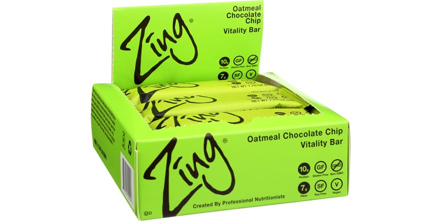 Zing Protein Bar (Flavor of Choice) 24 Ct