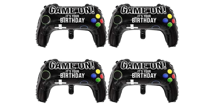 16 Pack Video Game Controller Balloons