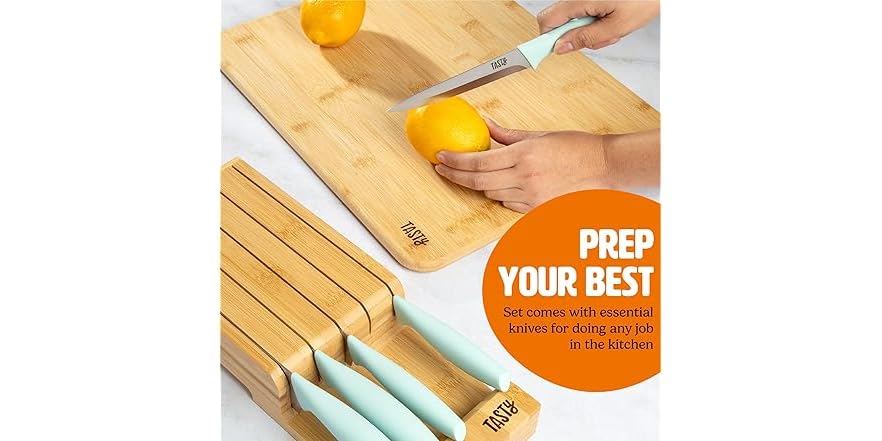 Tasty In-Drawer Kitchen Knife Set