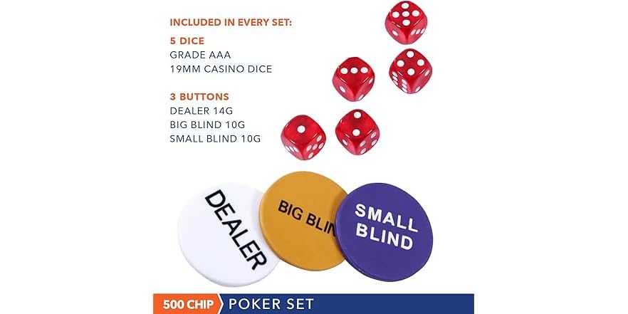 Rally and Roar Professional Poker Set