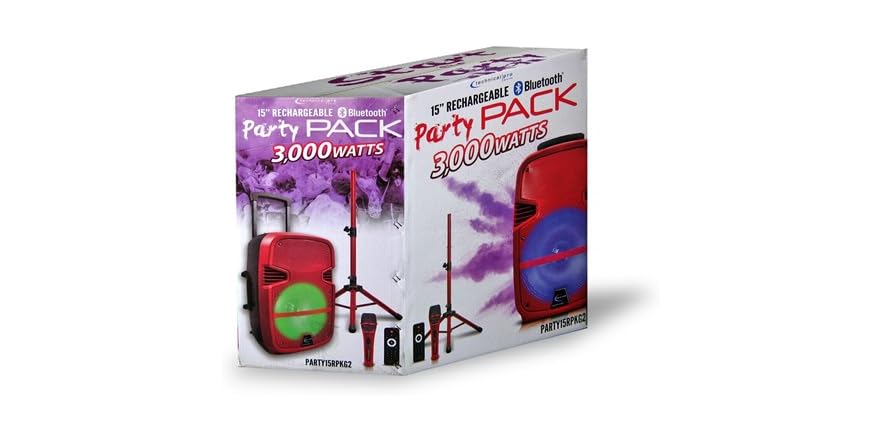 15" Rechargeable Bluetooth Loudspeaker