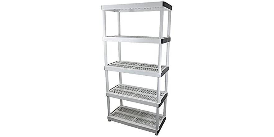 Plastic Storage Shelving Unit
