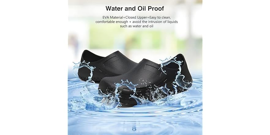 Men's Waterproof Safety Clogs