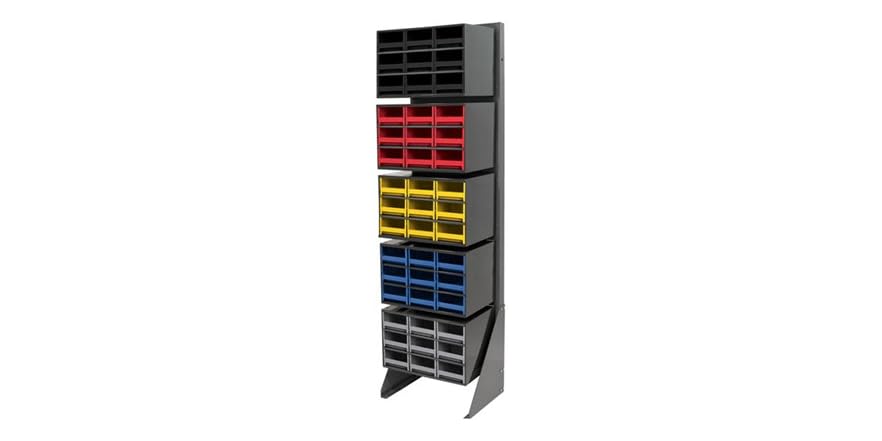 Akro-Mils Single Row Louvered Storage Rack
