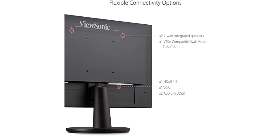 ViewSonic VS2247-MH 22 Inch 1080p Monitor (Open Box)