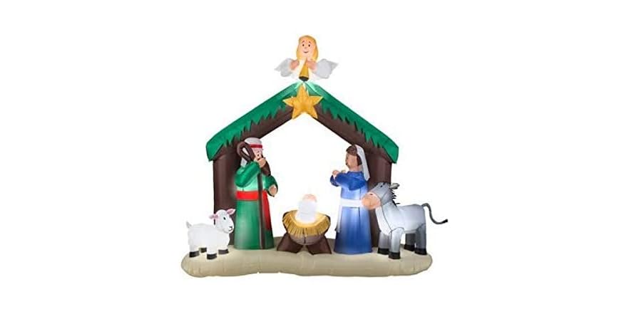 Gemmy Inflatable Nativity Scene