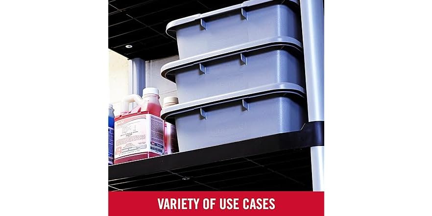 Rubbermaid Bus/Utility Box, 4.6-Gallon