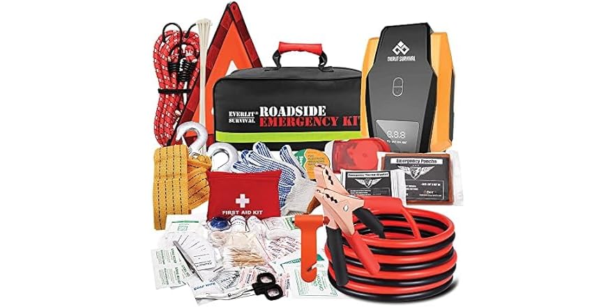 108 Set Survival Car Emergency Tool Kit