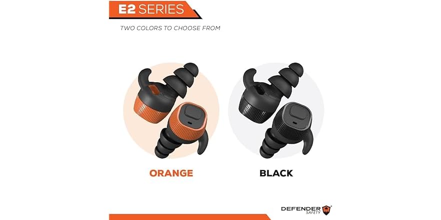 Decitech E2 Electronic In Ear Hearing Protectors