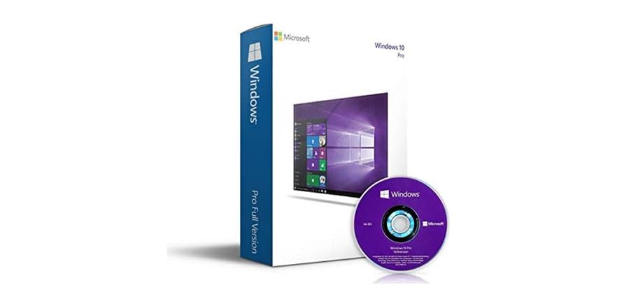 Microsoft Windows 10 Pro 64 Bit OEM DVD
