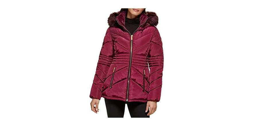 GUESS Women's Quilted Puffer Jacket