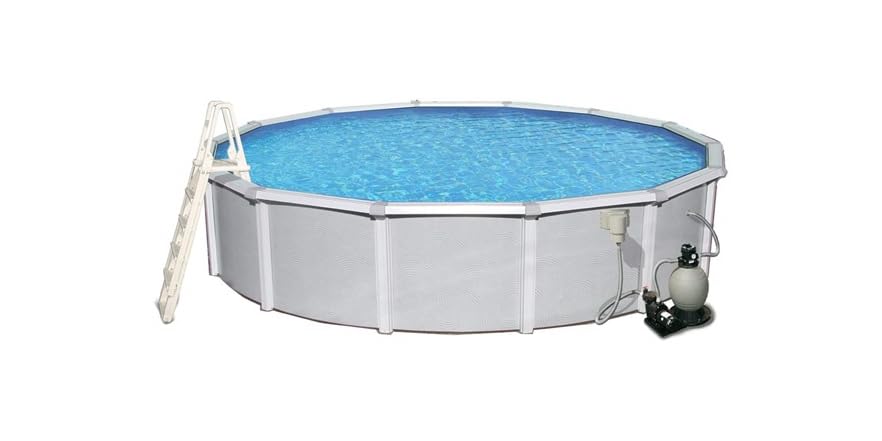 21-ft Round Metal Wall Swimming Pool Package