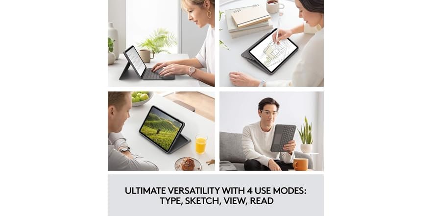 Logitech Folio Touch iPad Keyboard Case (Open Box)