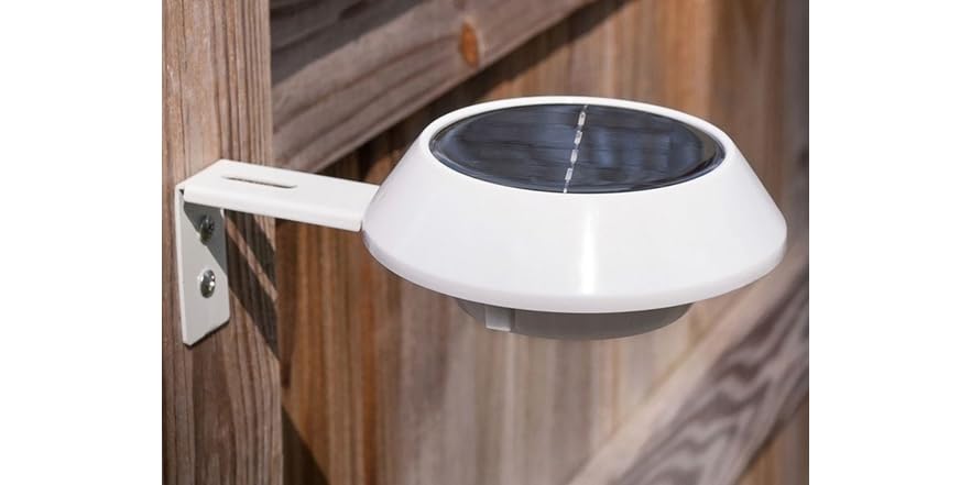 2-Pack Solar LED Gutter/Fence Lights