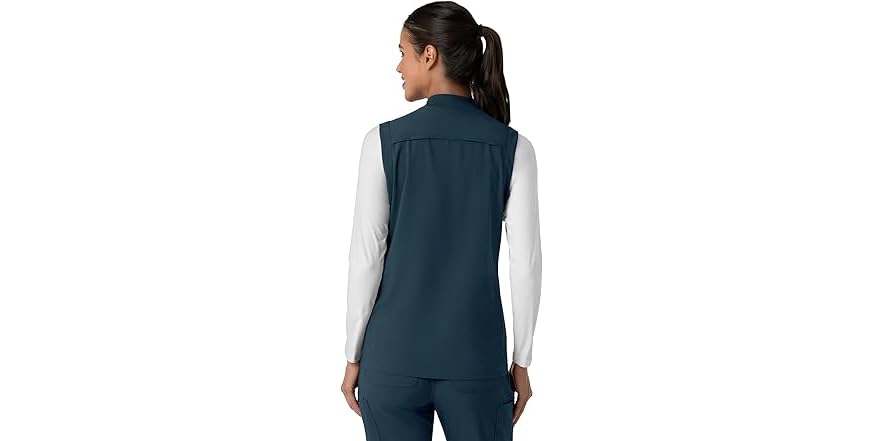 Carhartt Force CrossFlex Scrub Vest Navy