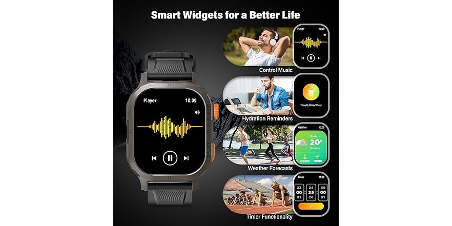 2.13‘’ AMOLED Smart Watch Waterproof (45mm)