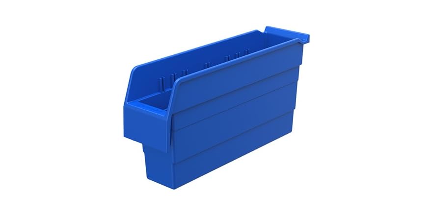 Plastic Nesting Shelf Bin Box 8 Bins