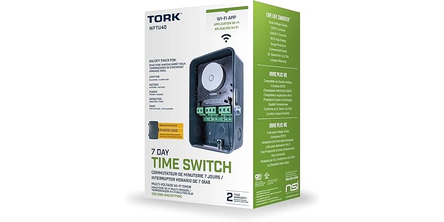 Indoor/Outdoor Smart 7-Day, Time Switch