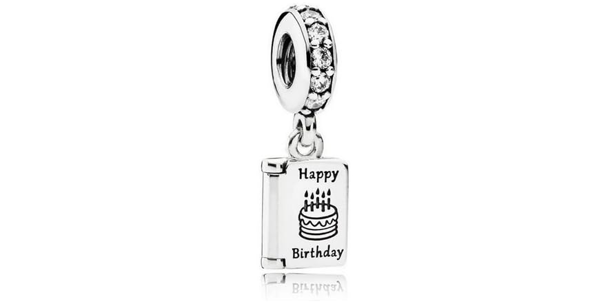 PANDORA Birthday Wishes, Clear CZ