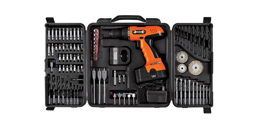 18V 89-Piece Cordless Drill Set