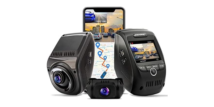 Rexing V1P Max Front and RearDash Cam Black (Open Box)