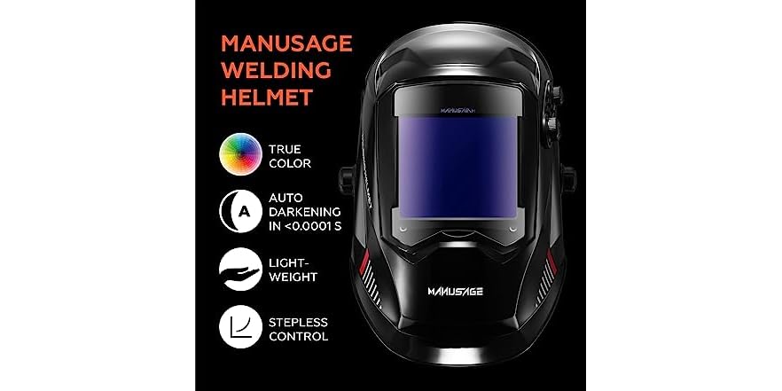 Manusage Large Viewing Screen Helmet
