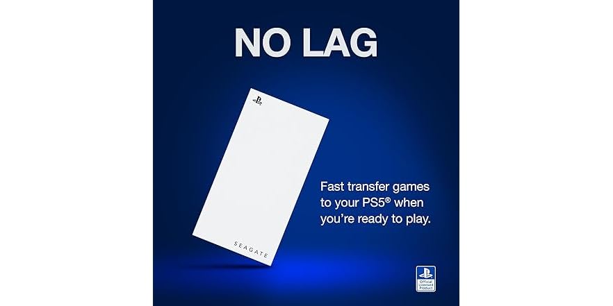 (NEW) Seagate Game Drive for PS5 External SSD