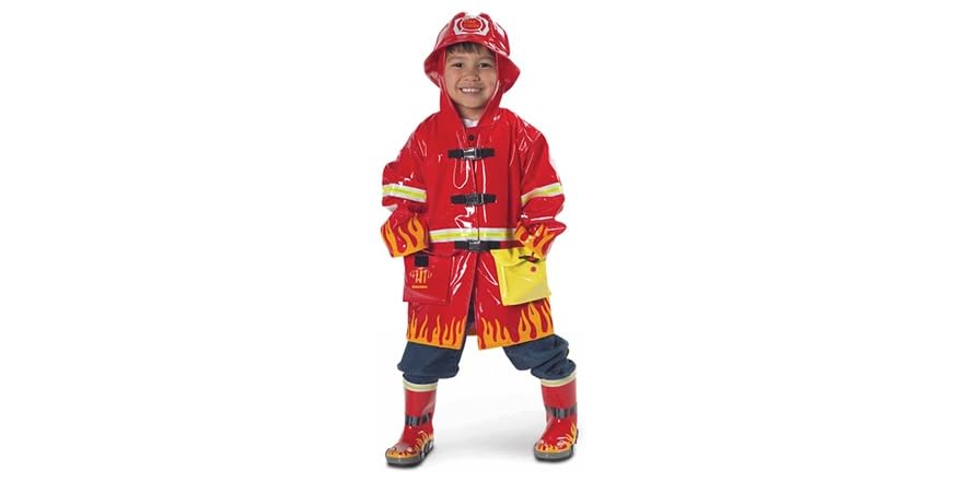Kidorable Rain Coat - Fireman Size 5/6