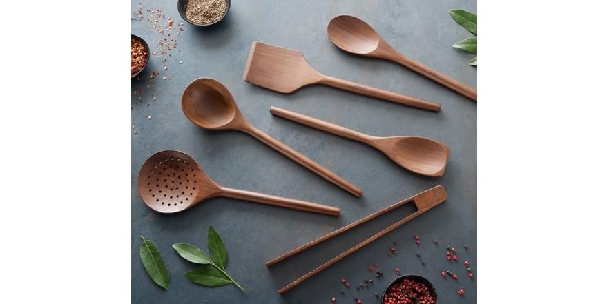 Jason Wu 6-Pc Stained Bamboo Utensil Set