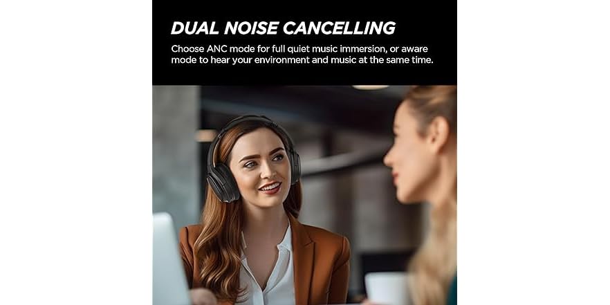 tapaxis W058 SE7 Active Noise Cancelling Bluetooth Hea (Open Box)