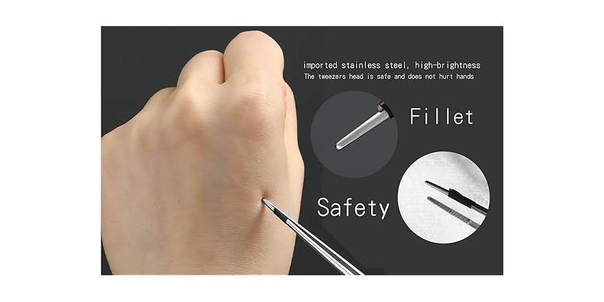 Stainless Steel Ear Wax Removal Tweezer