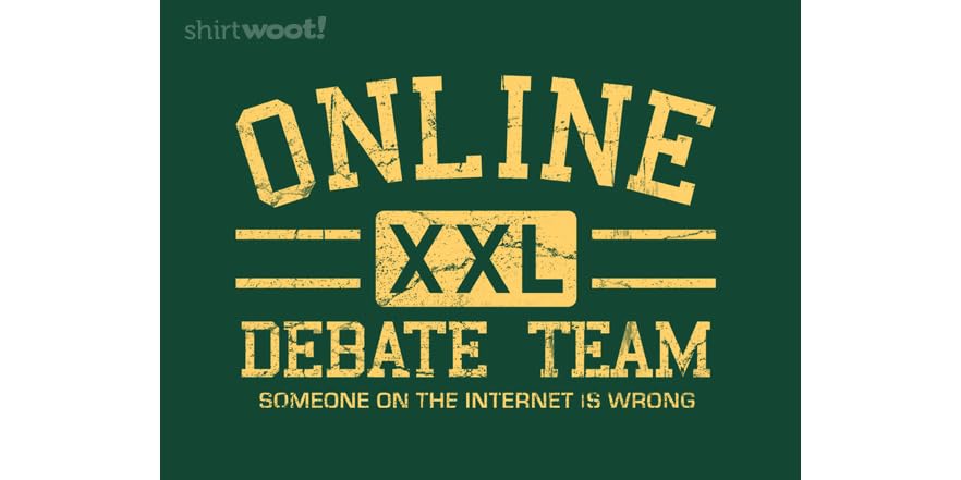 Online Debate Team Pullover Hoodie