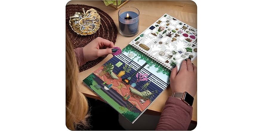 Sticker & Chill Sticker Book for Adult