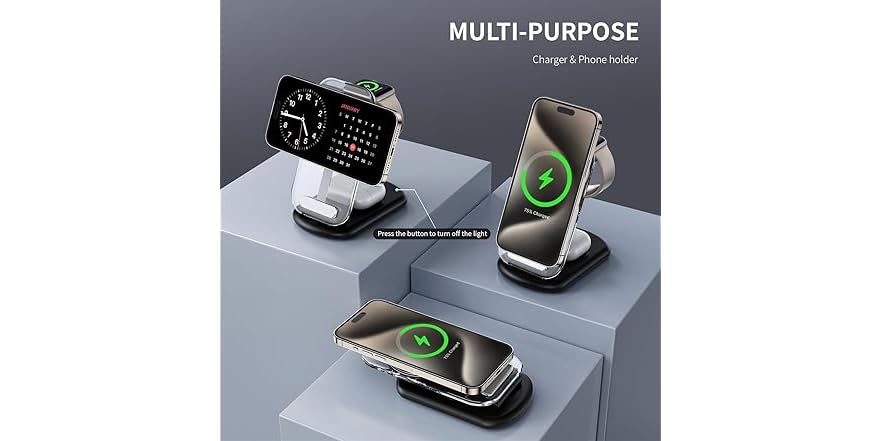 RYND 3 in 1 Magnetic Charger