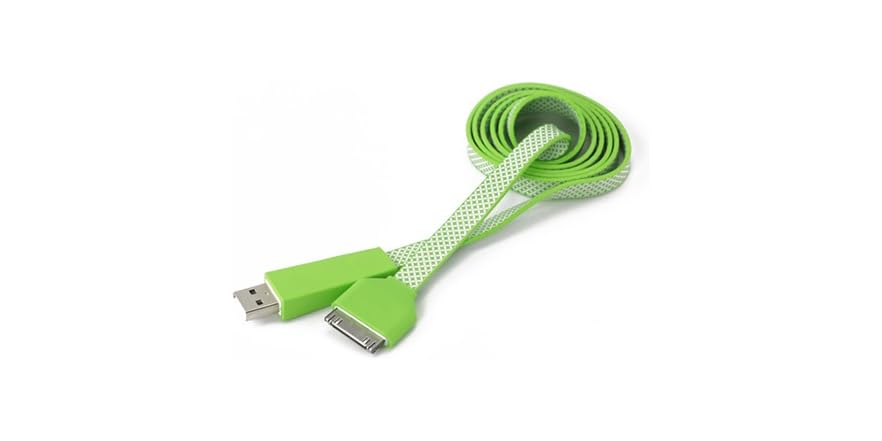40" 30-pin to USB Flat Charger Cable