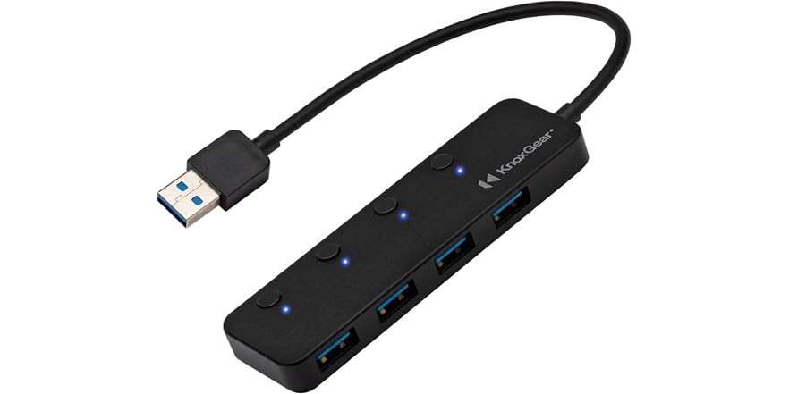 Knox Gear 4-Port USB 3.0 Hub