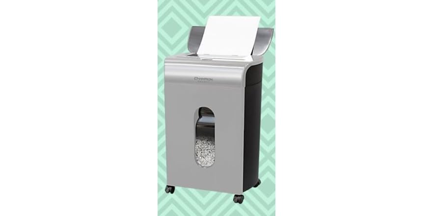 Champion 9 Sheet Shredder (Your Choice of Color)