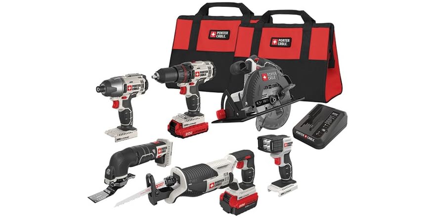 Porter-Cable 6-Tool Combo Kit