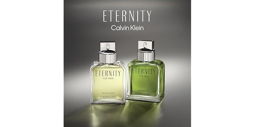 Eternity Men Calvin Klein EDT Spray - Choose Size