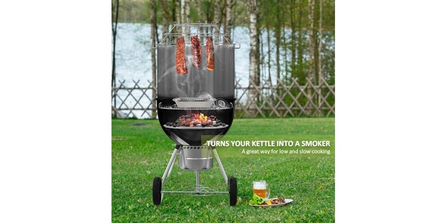 only fire Grill Smoking Attachment