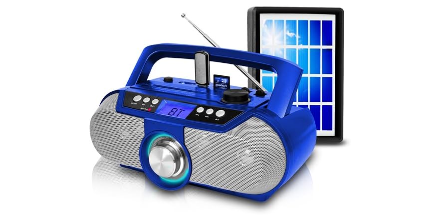Boombox with Solar Power