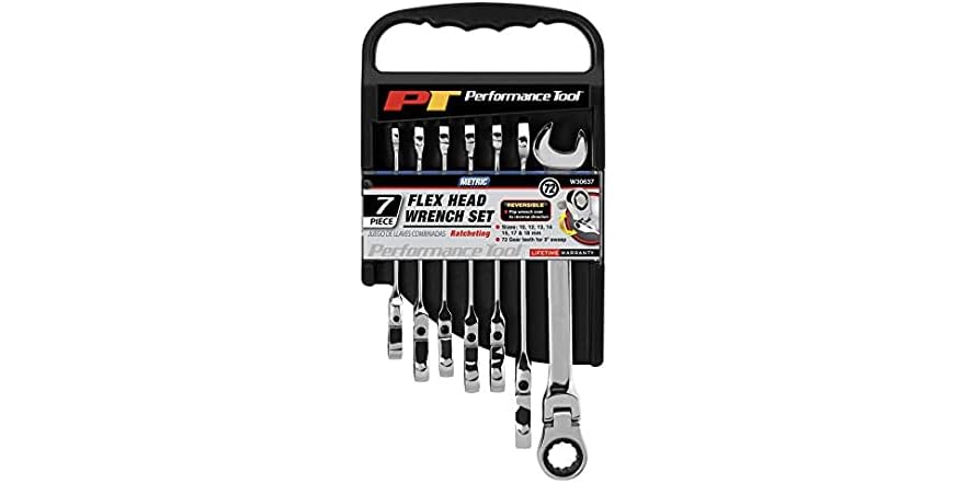 Performance Tool 7pc Head Ratcheting
