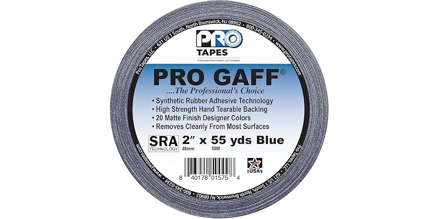 ProTapes Pro Gaff Premium Matte Cloth Gaffer's Tape