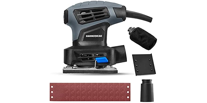 Hammerhead 2.0-Amp 1/4 Sheet Palm Sander