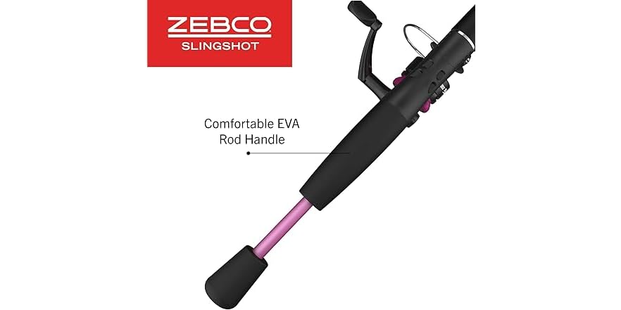 Zebco Slingshot Reel Fishing Rod Combo