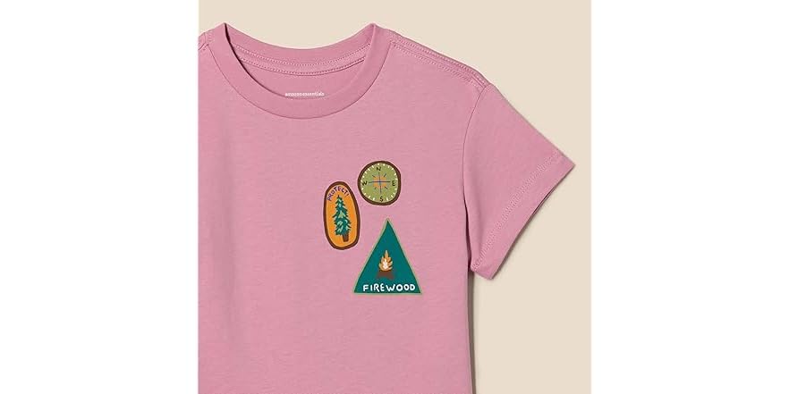 Amazon Girls' Shirts, Pack of 3